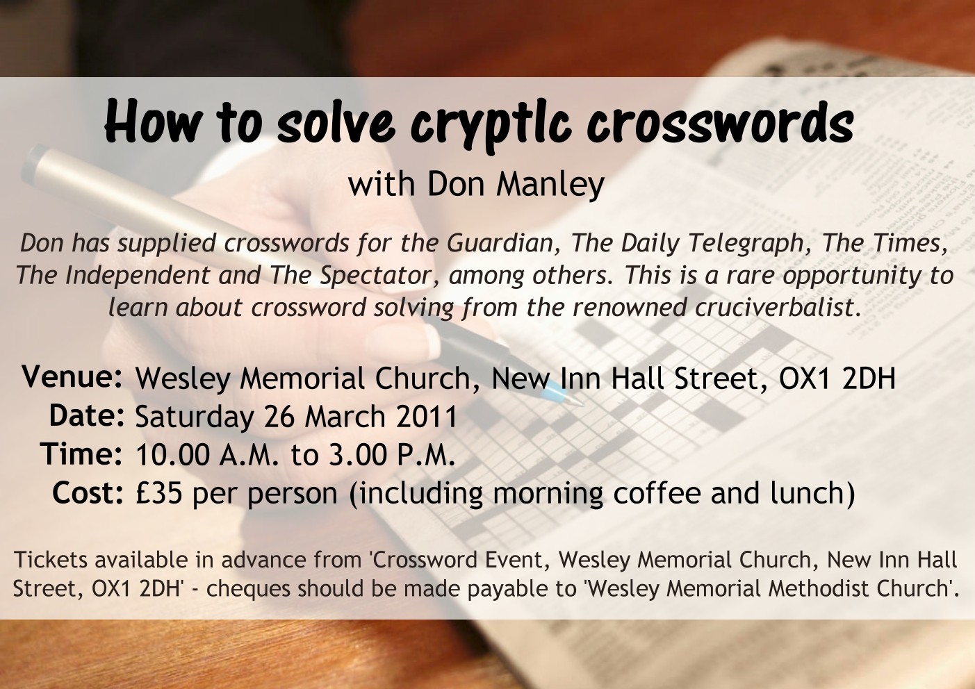 How to solve cryptic crosswords – Fifteensquared